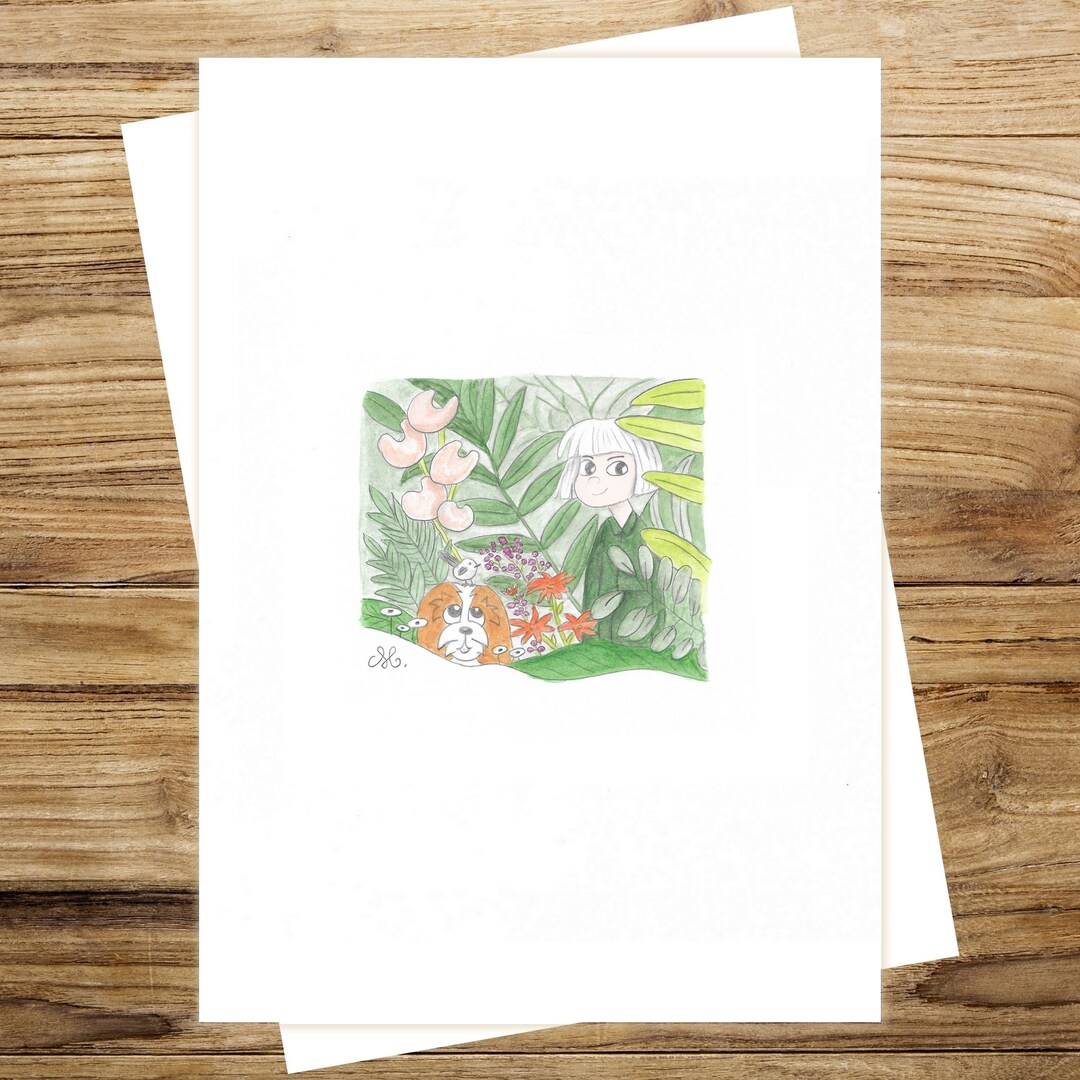 A4 Poster the Jungle Square to Download - Etsy