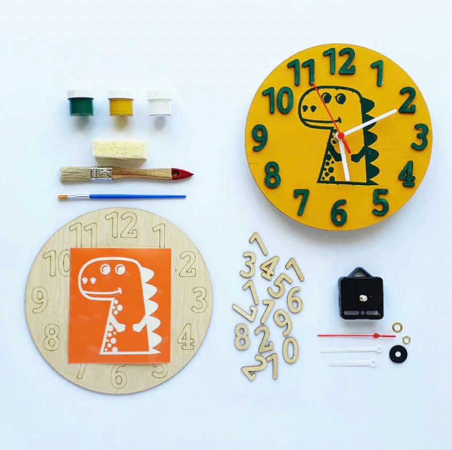 Make a Clock DIY Kit Crafting - Etsy