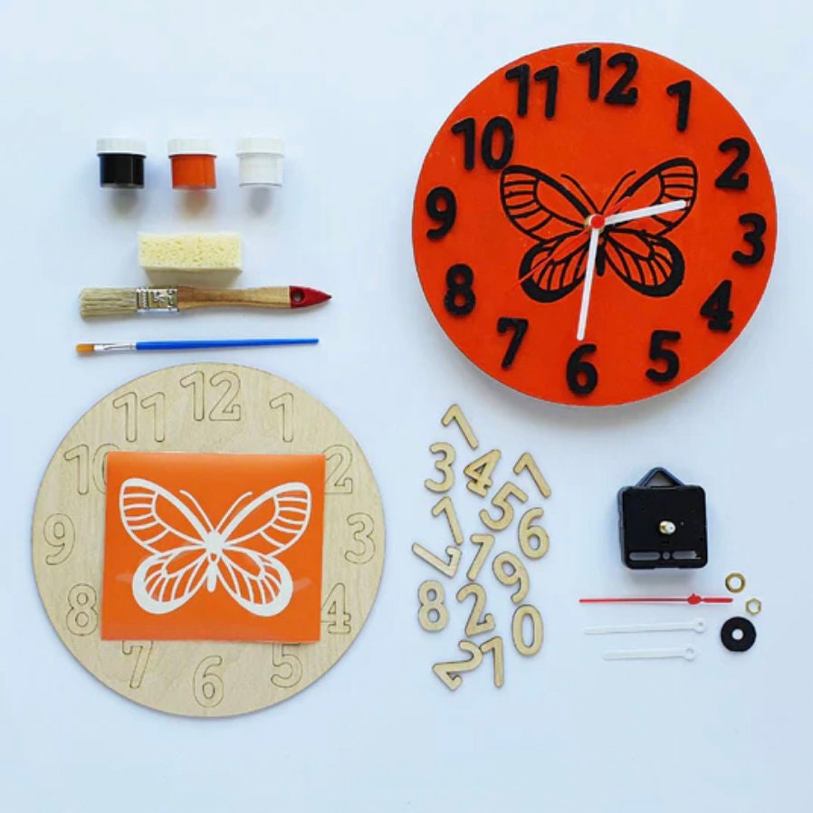 Make a Clock DIY Kit Crafting - Etsy