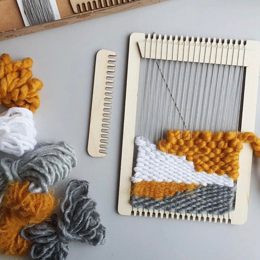 Small Loom Weaving Kit - Etsy