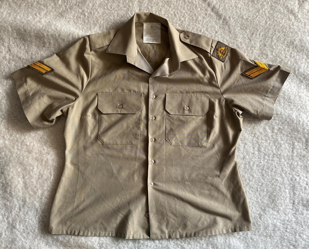 Australian Army Ceremonial Shirt Corporal Rank 1991 Surplus - Etsy