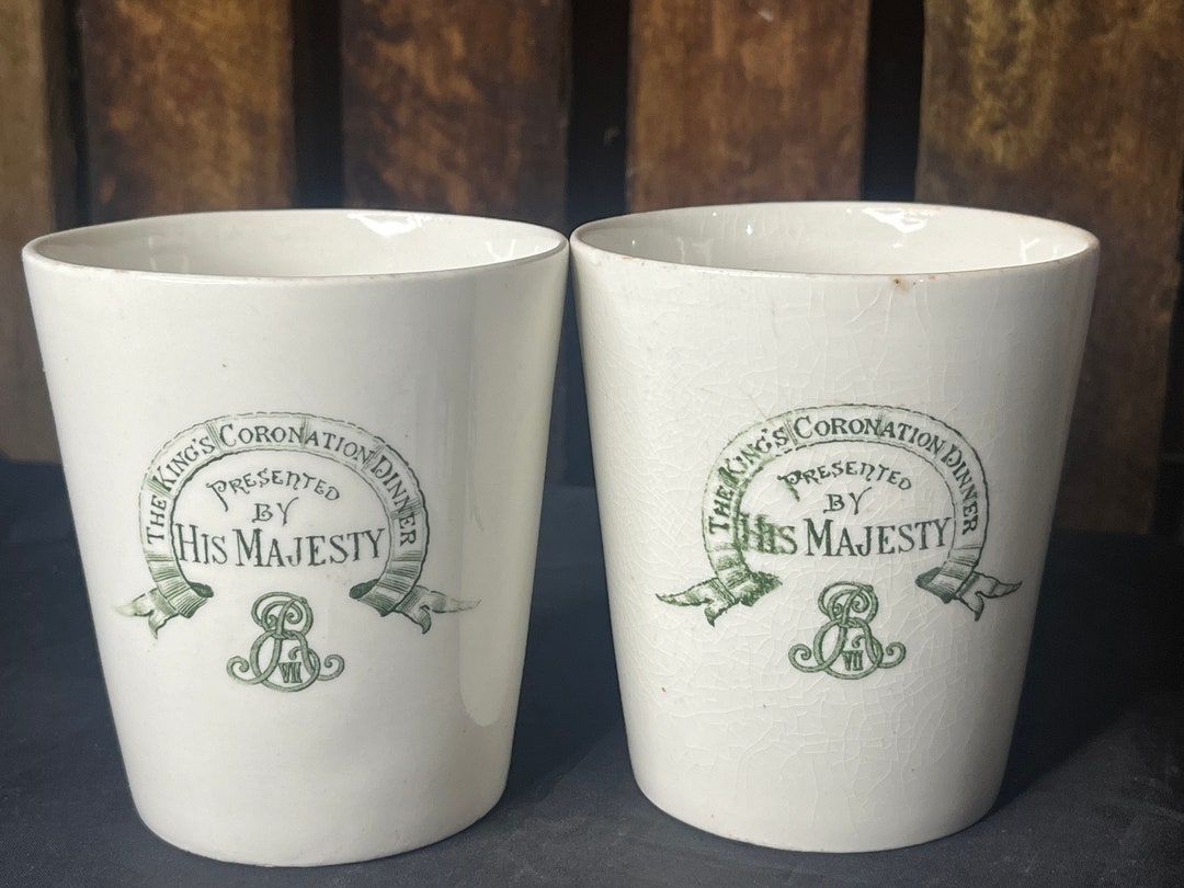 Royal Doulton Vintage Commemorative Cups - King Edward Coronation ...