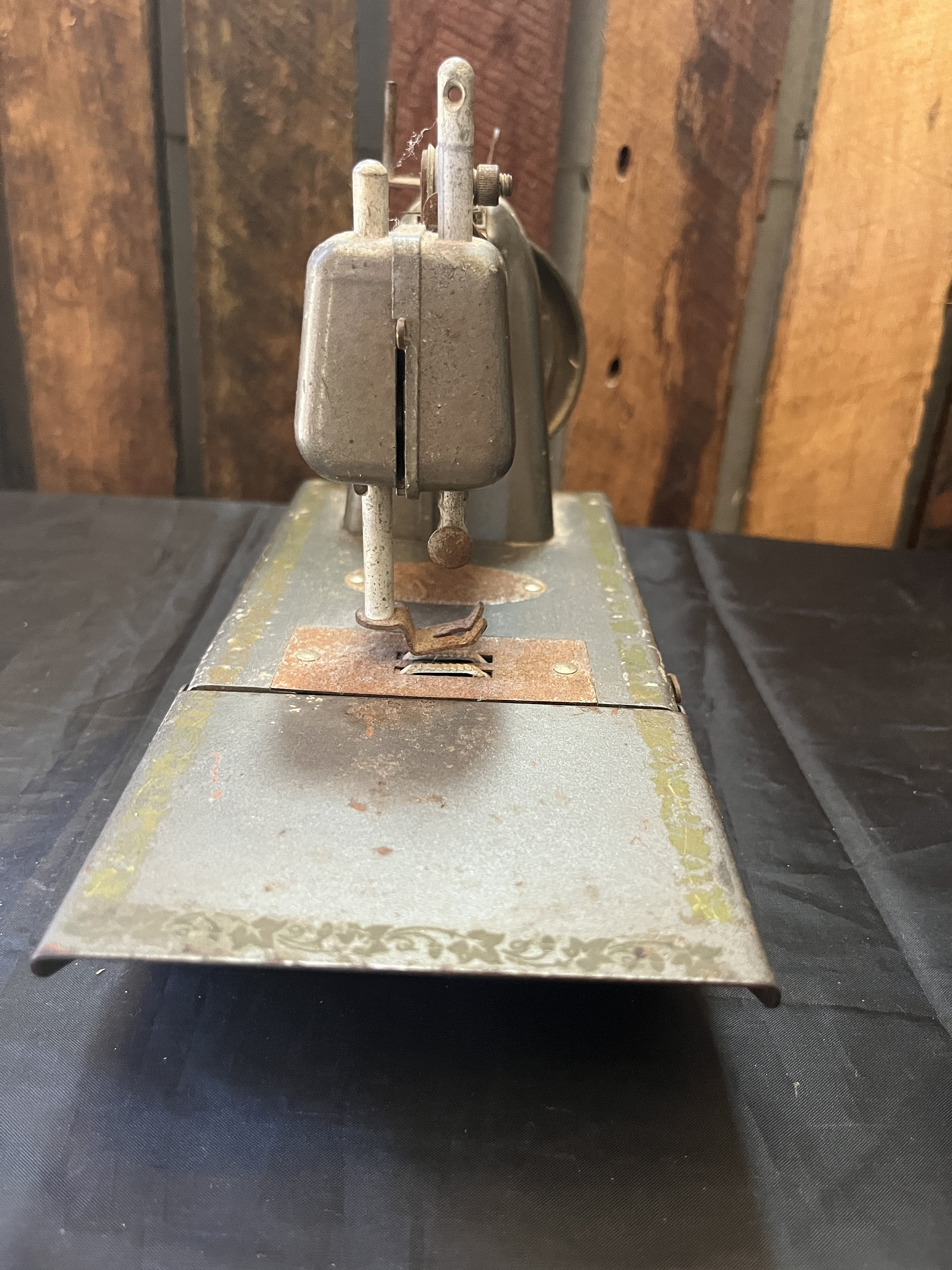 Antique Vulcan Toy Sewing Machine Hand Crank, Made in England, Retro ...