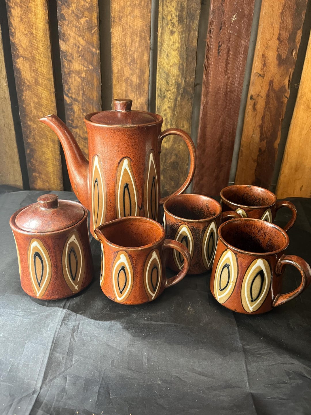 Retro Coffee Set-6 Piece Vintage Japanese Mid-century Modern-heirloom ...