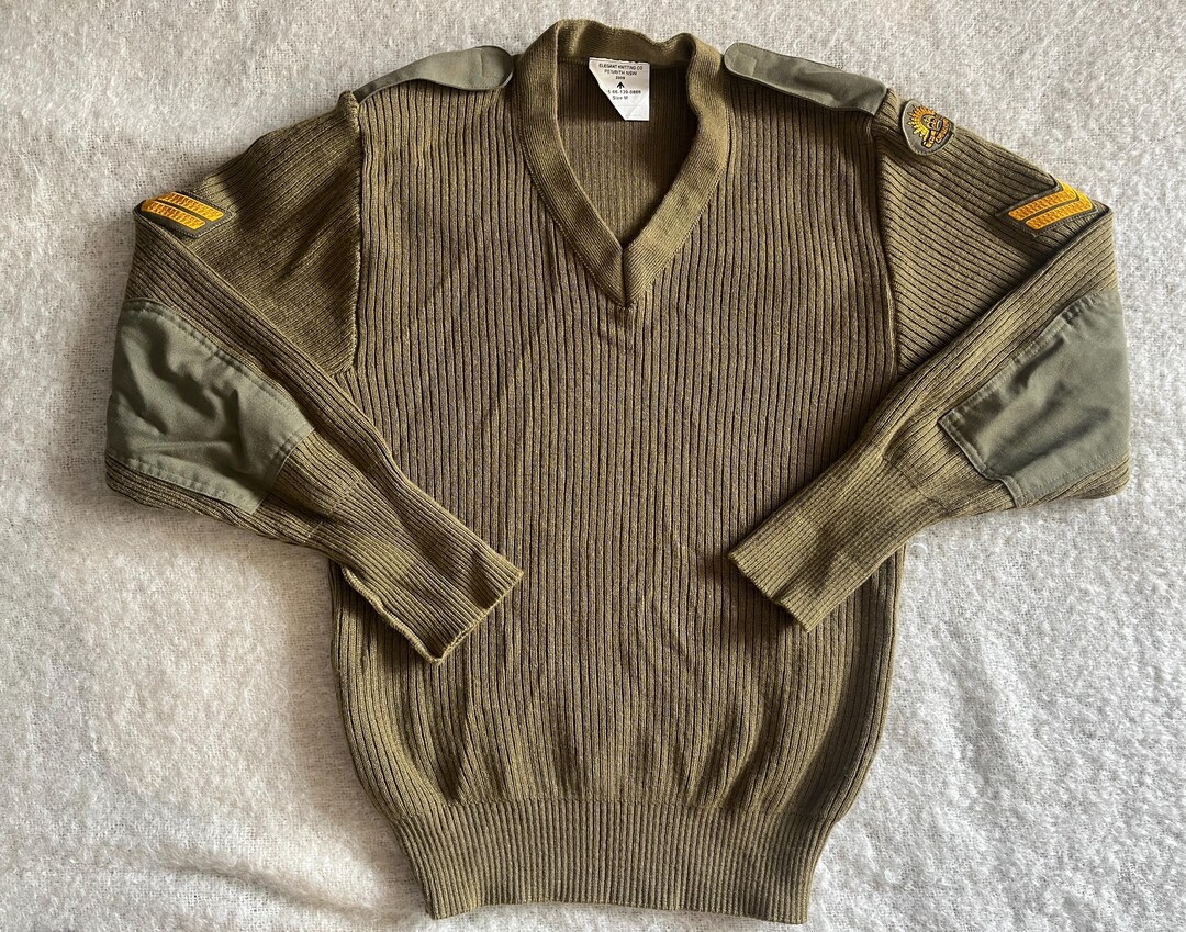 Australian Army Surplus Jumper - Corporal Chevron, Rising Sun Badge ...