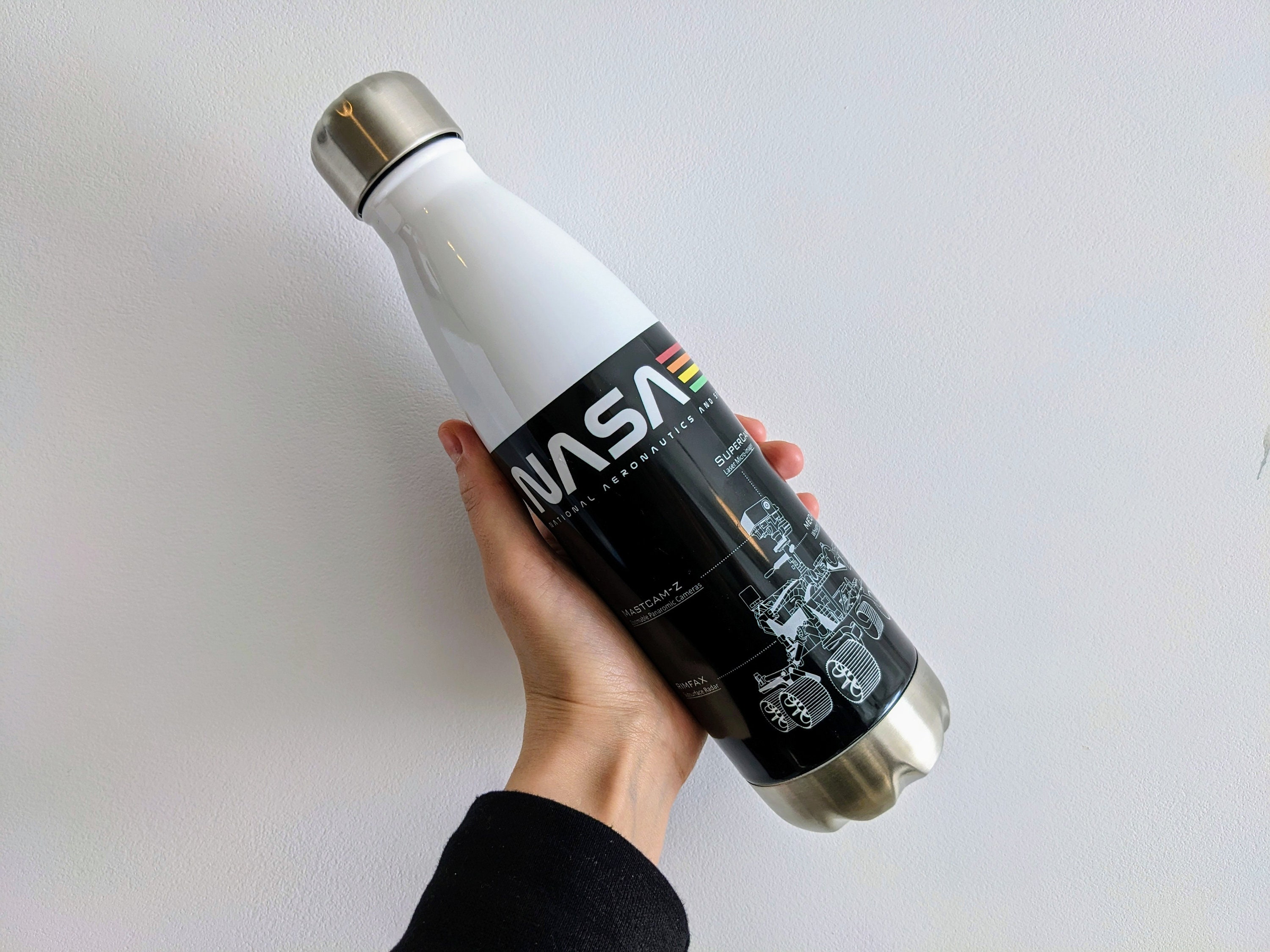 Nasa Water Bottle, Nasa Gift, Space Gift With Nasa Logo, Nasa Space ...