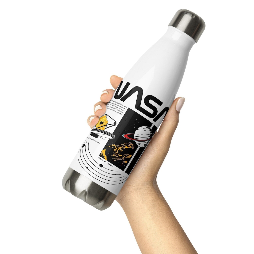 Space Gift With Nasa Logo, Nasa Gift, Nasa Waterbottle, Nasa Space ...