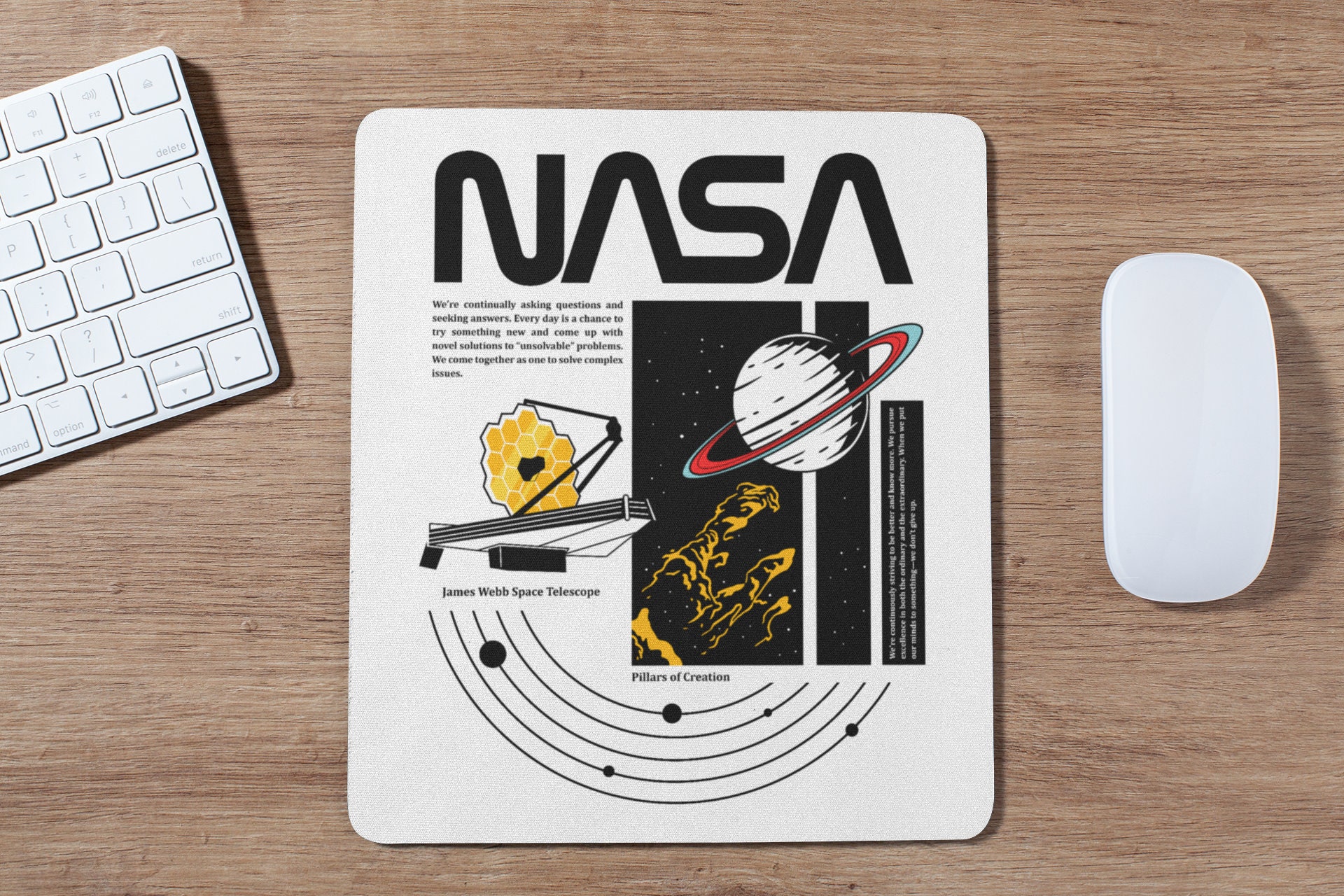 Nasa Mouse Pad, Nasa Mouse Mat, Space Mouse Pad, Space Mouse Mat. Space ...