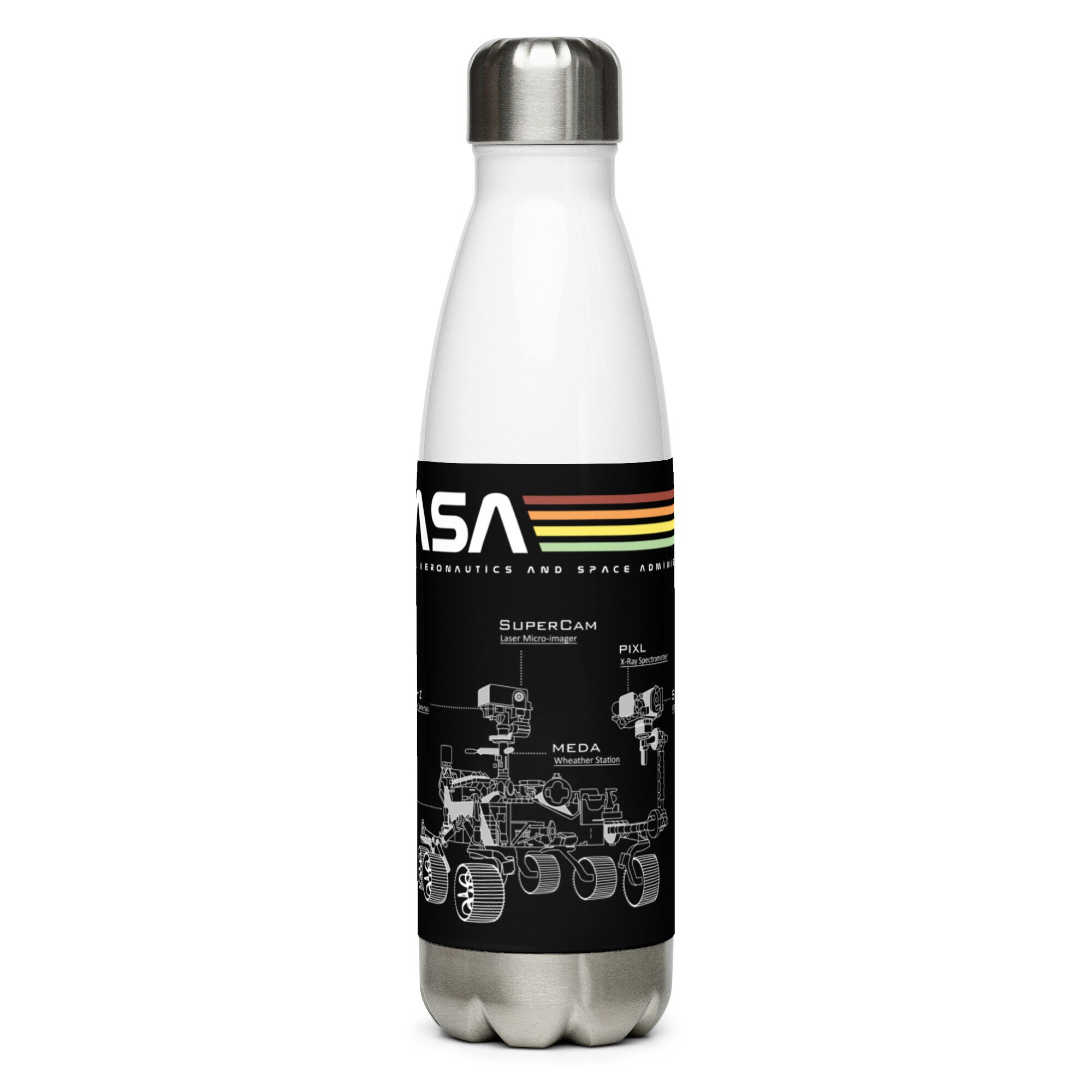 Nasa Water Bottle, Nasa Gift, Space Gift With Nasa Logo, Nasa Space ...