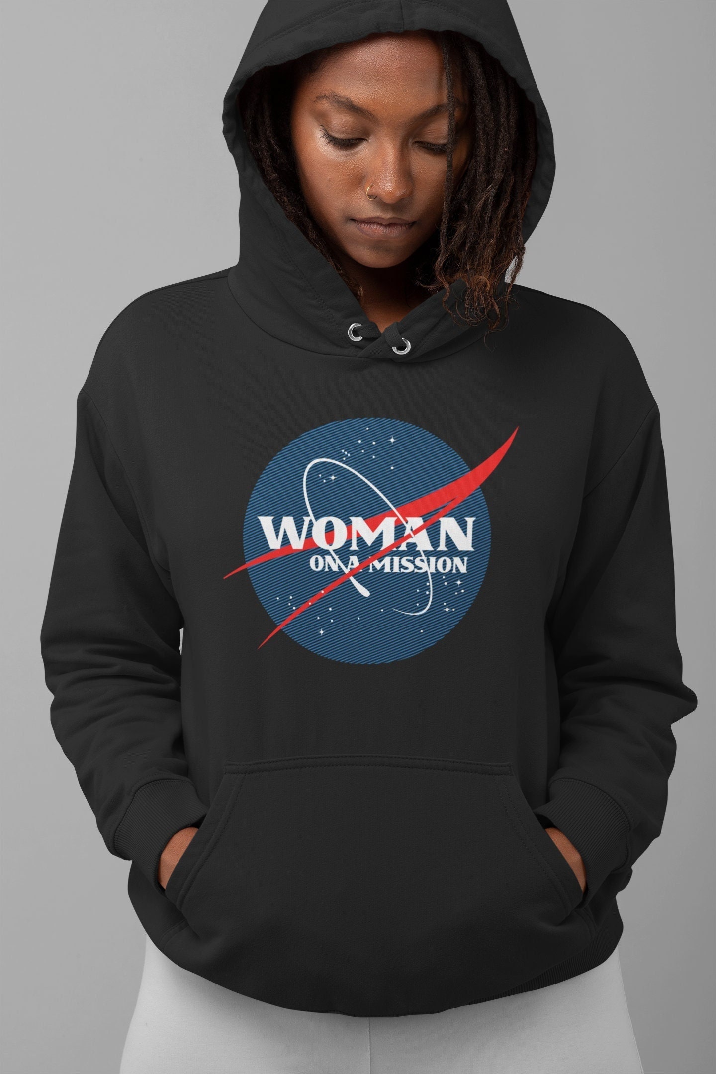 Womens Nasa Hoodie Women in Space Gift Women in Stem Women - Etsy
