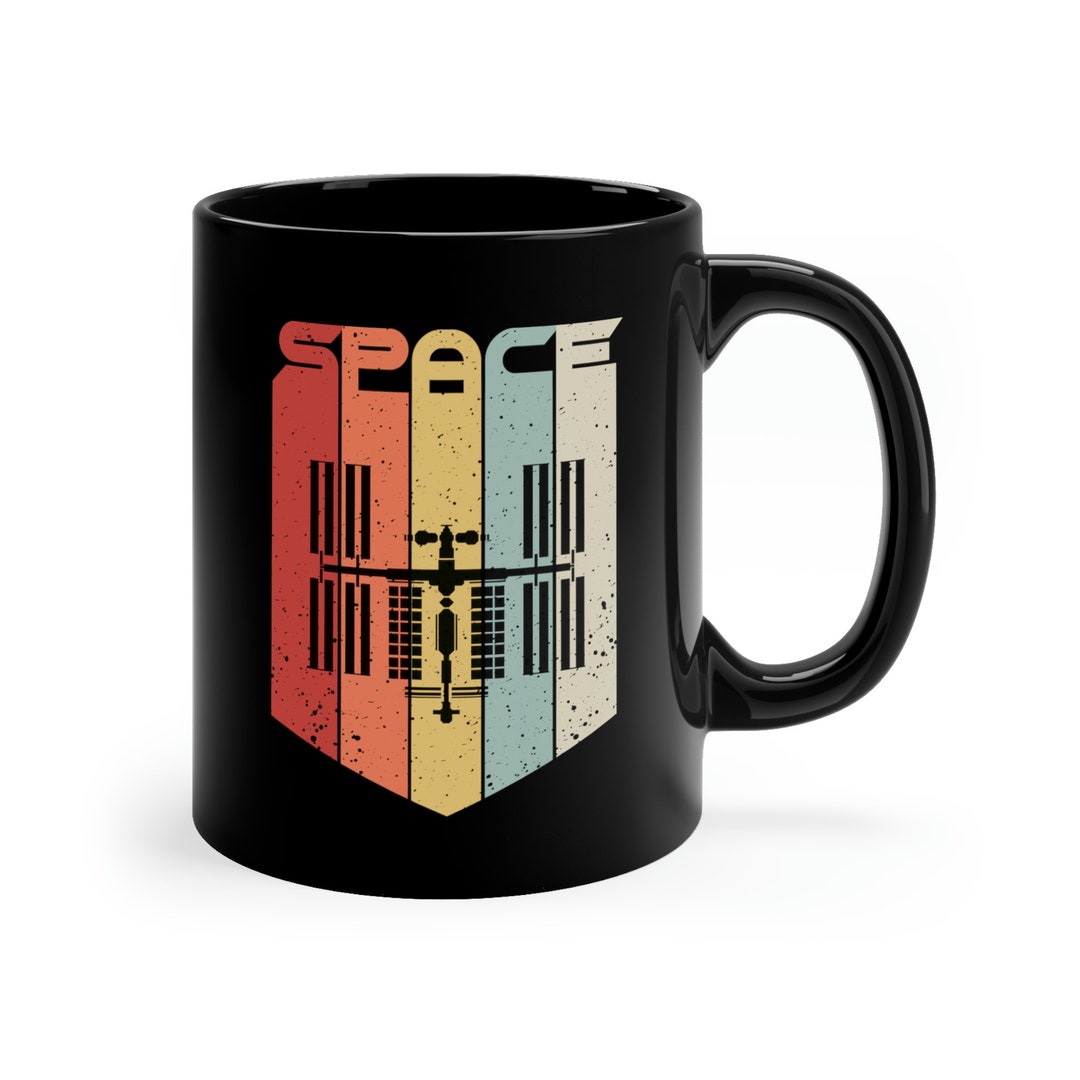 Retro Space Mug in Retro Colors International Space Station Mug ISS ...