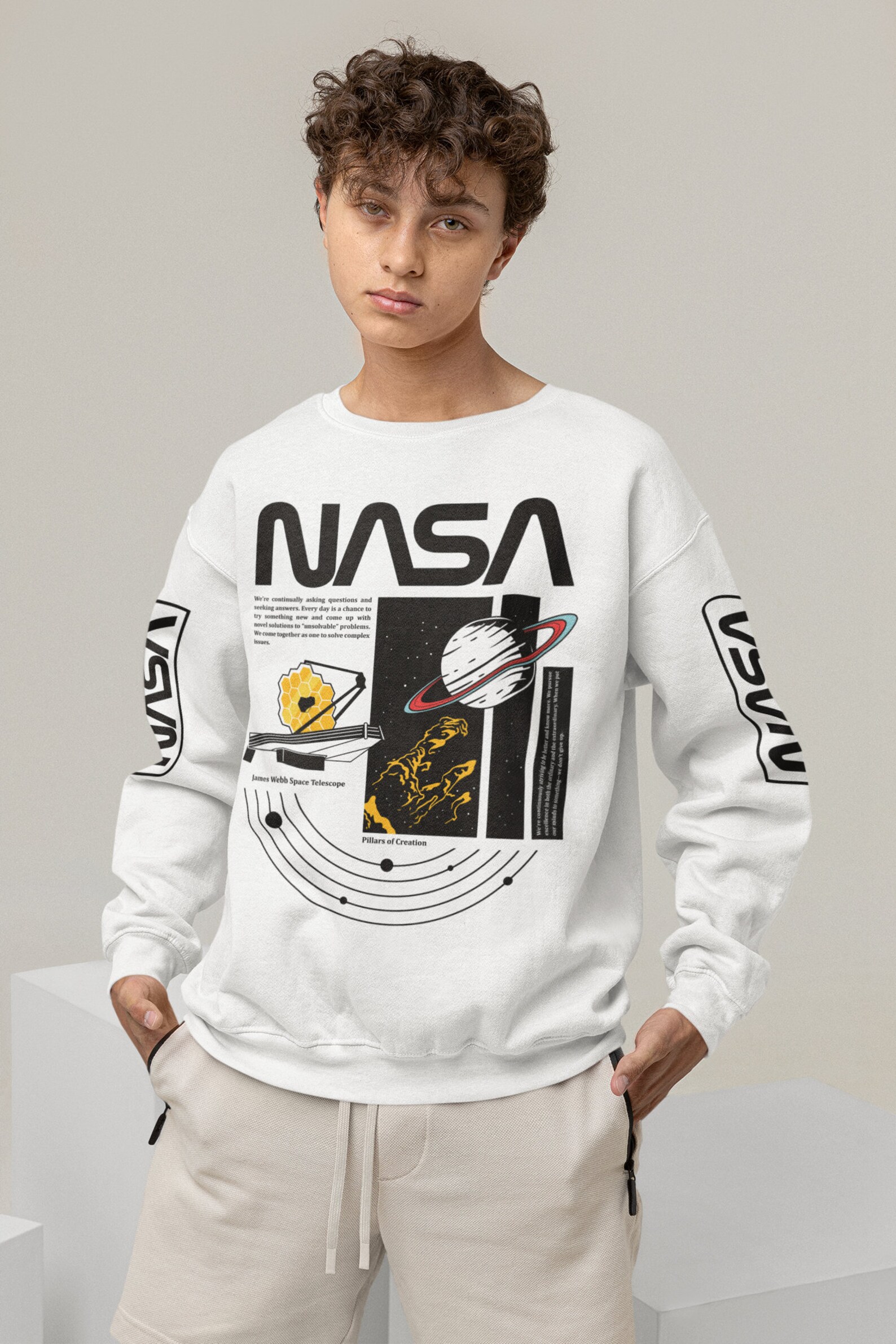 Nasa Sweatshirt James Webb Space Telescope, Nasa Sweater, Nasa Gift ...