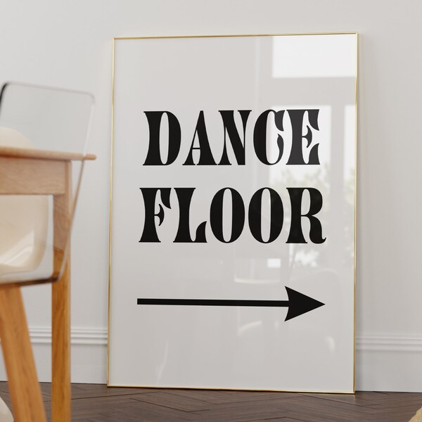 Dance Floor Poster - Etsy