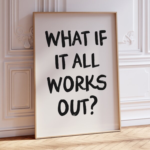 Typography Poster - Etsy