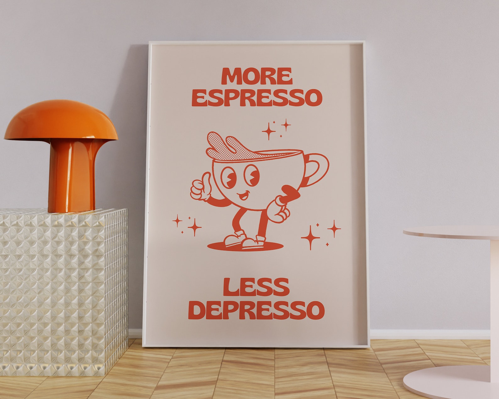More Espresso Less Depresso Print, Trendy Wall Art, Digital Download ...