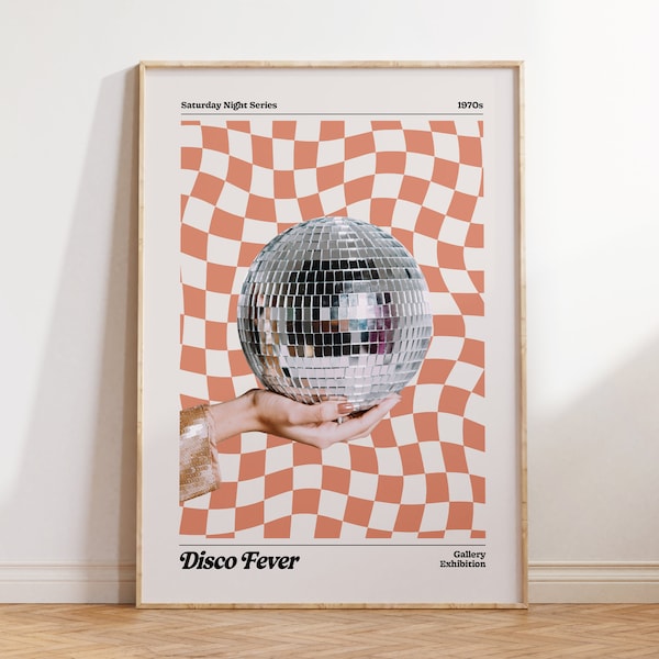 Y2k Disco Ball Print - Etsy