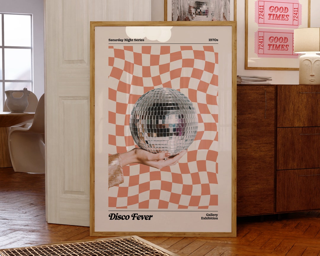 Disco Print Disco Poster Trendy Wall Art Digital Download - Etsy