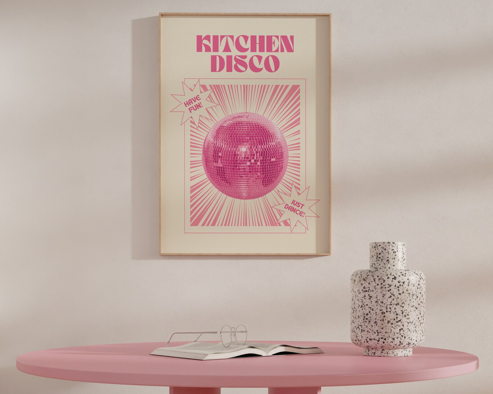 Kitchen Disco Print Trendy Wall Art Digital Download Print - Etsy