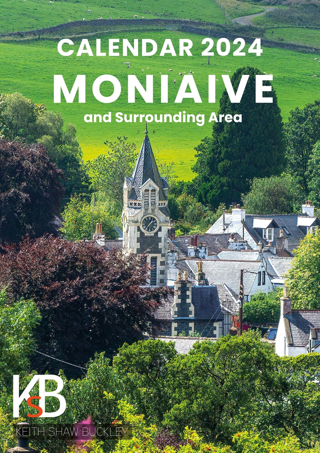 2024 Calendar Moniaive and Surrounding Area Scotland A4 - Etsy
