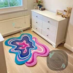 Handmade 'love Rug' Large Tufted Rug 100% Wool Designer Carpet ...