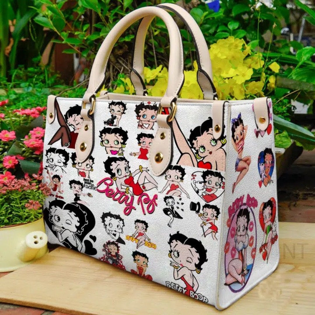 Betty Boop Leather Bag,betty Boop Handbag,travel Handbag,teacher ...