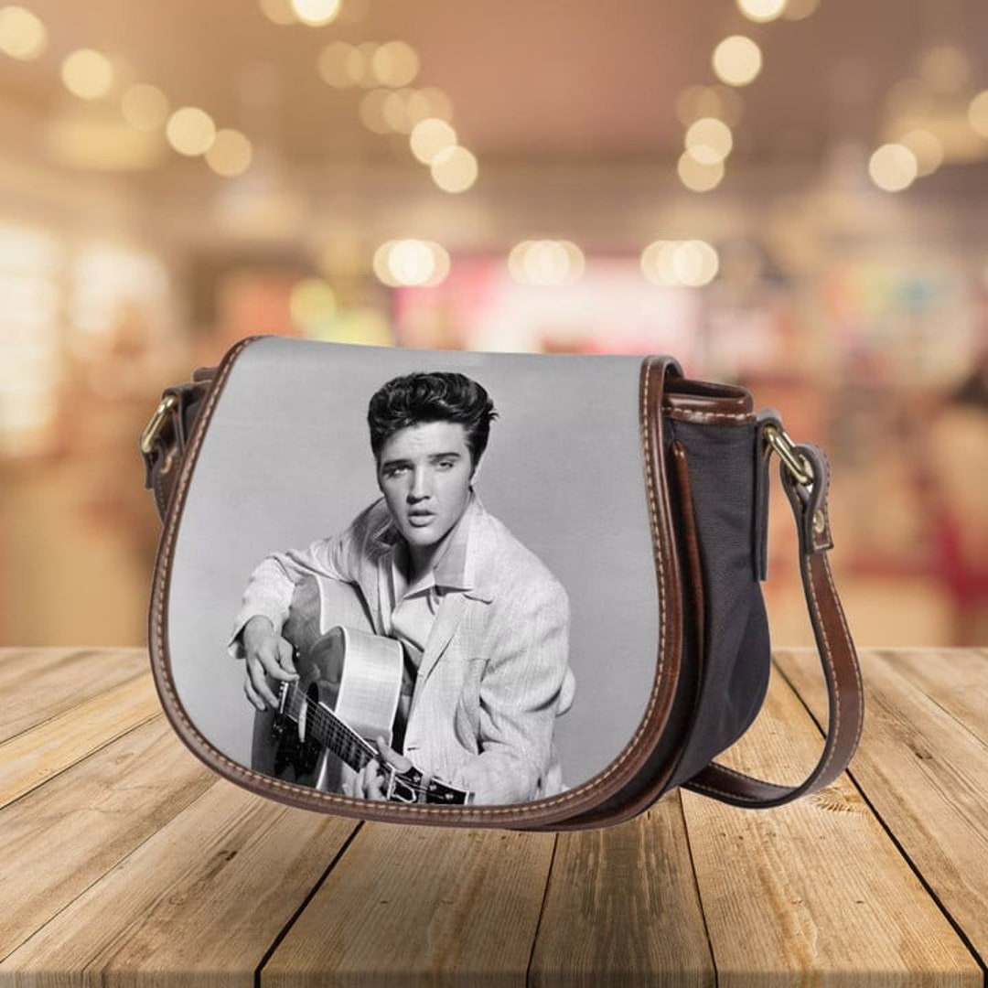 Elvis Presley Saddle Bagelvis Handbagtravel Handbagthe King - Etsy