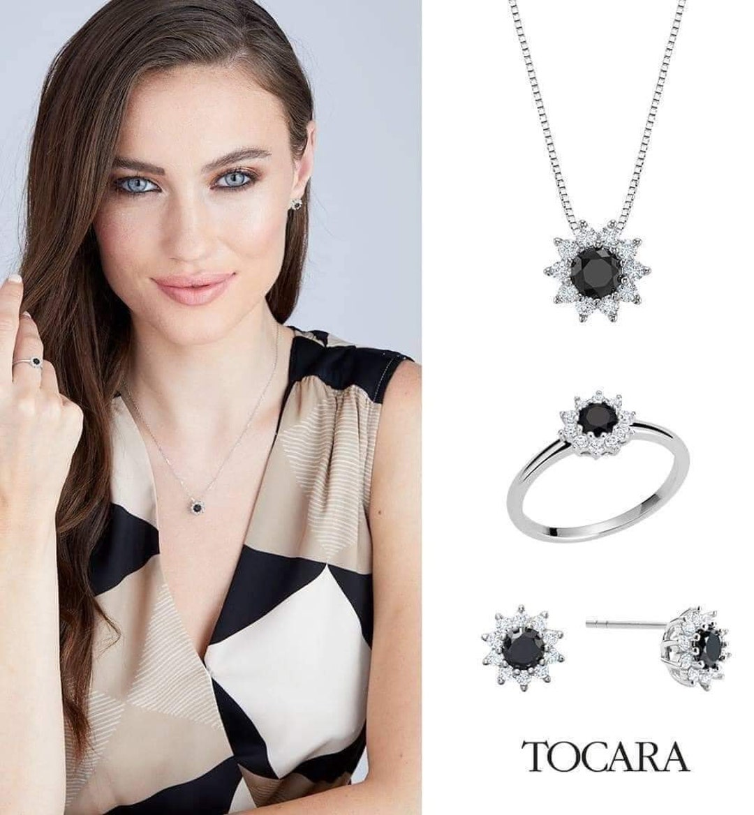 Stunning Teri Jewellery Range With Black Diami - Etsy