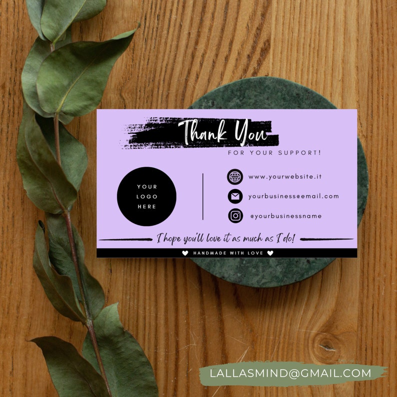 Business Thank You Card Template Printable Thank You Package - Etsy