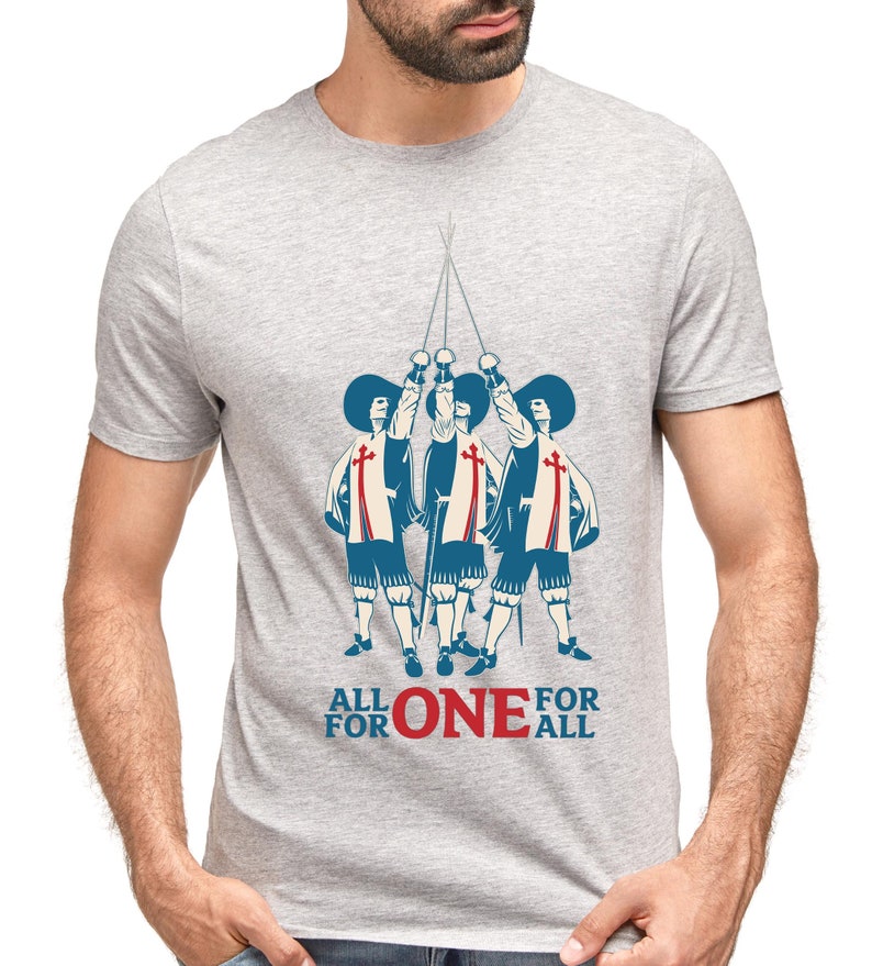 All for One, One for All & the Three Musketeers Digital Design for T ...