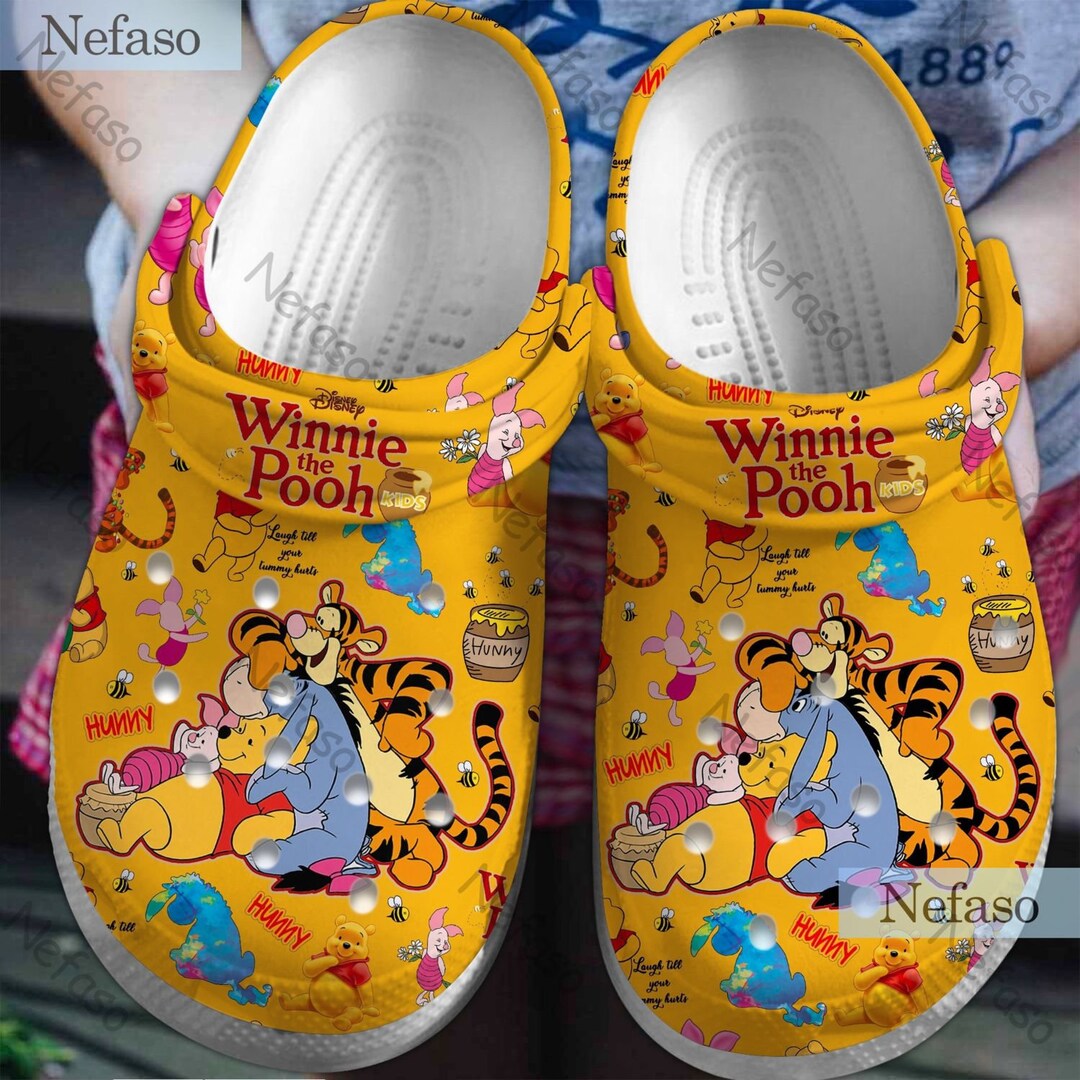 Disney Winnie the Pooh Clogs Shoes Winnie the Pooh Custom - Etsy