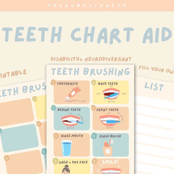 Autism Printable Kid's Routine Cards Visual Schedule, ASD, ADHD ...