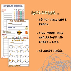 Printable Chore Chart for Kids - ADHD Lifestyle, Routines, Checklists ...