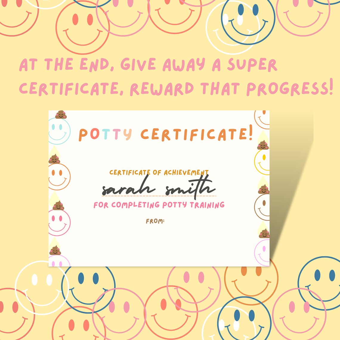 Printable Potty Training Chart for Toddlers - Print Yourself Rewards ...