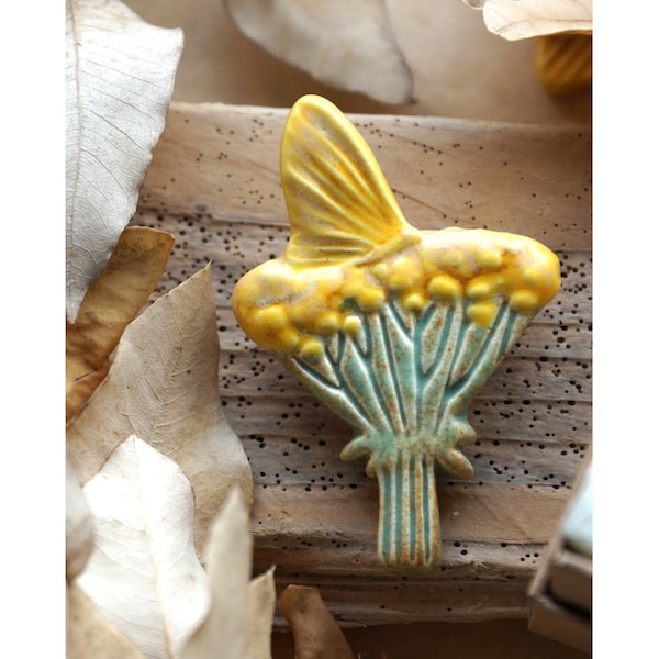 Ceramic Brooch - Etsy