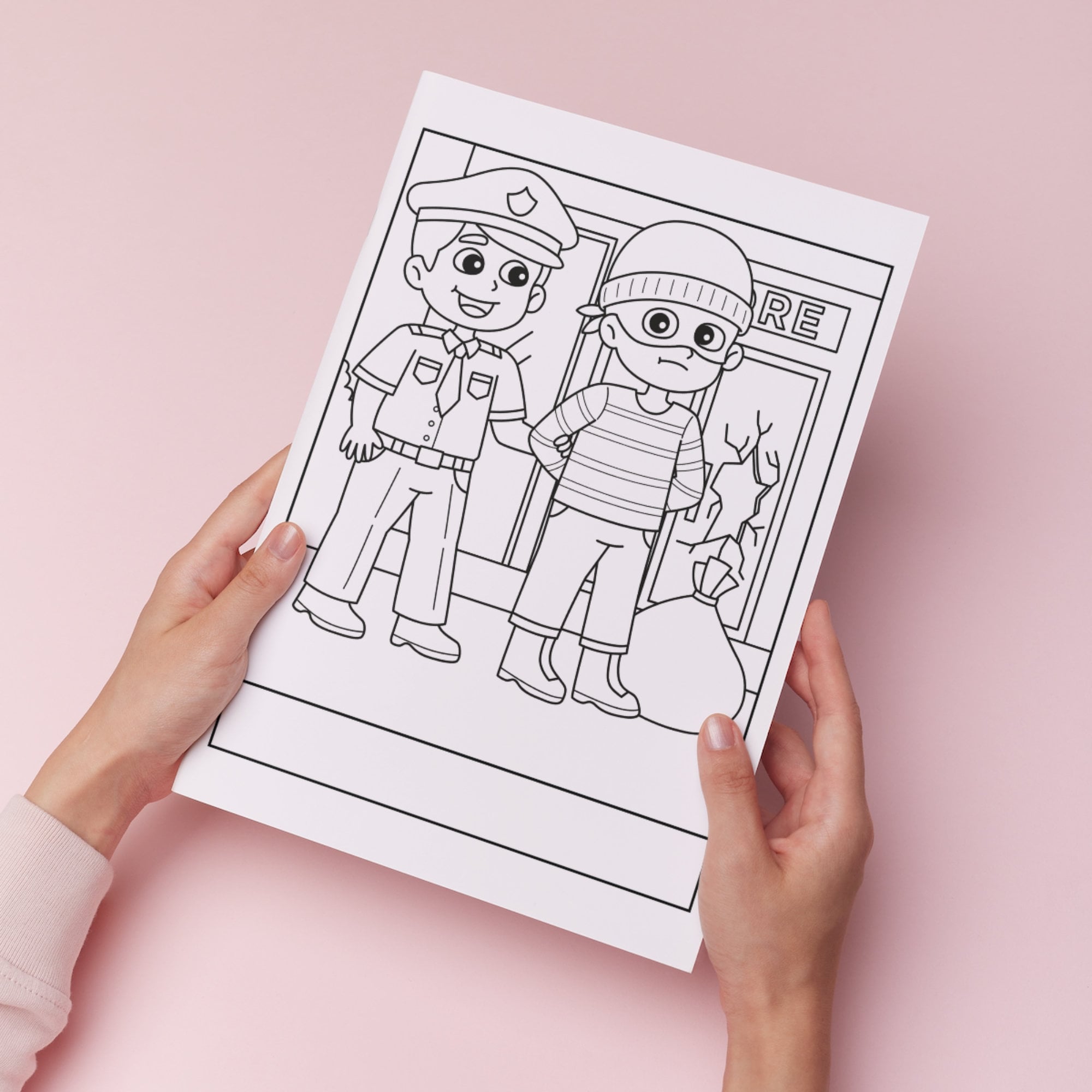 Police Coloring Pages for Kids, Police Birthday Party, Kids Activity ...