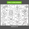 Farm Coloring Bookmarks for Kids, Cute Animal Coloring Bookmarks, Farm ...