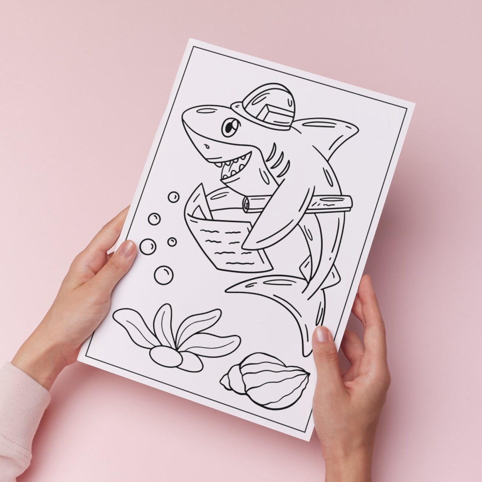 Shark Coloring Pages for Kids, Shark Games, Activity Pages for Kids ...