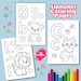 Animal Alphabet Coloring Pages for Toddlers: ABC Learning Activity ...