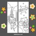 Superhero Coloring Bookmarks for Kids, Superhero Bookmarks PNG ...