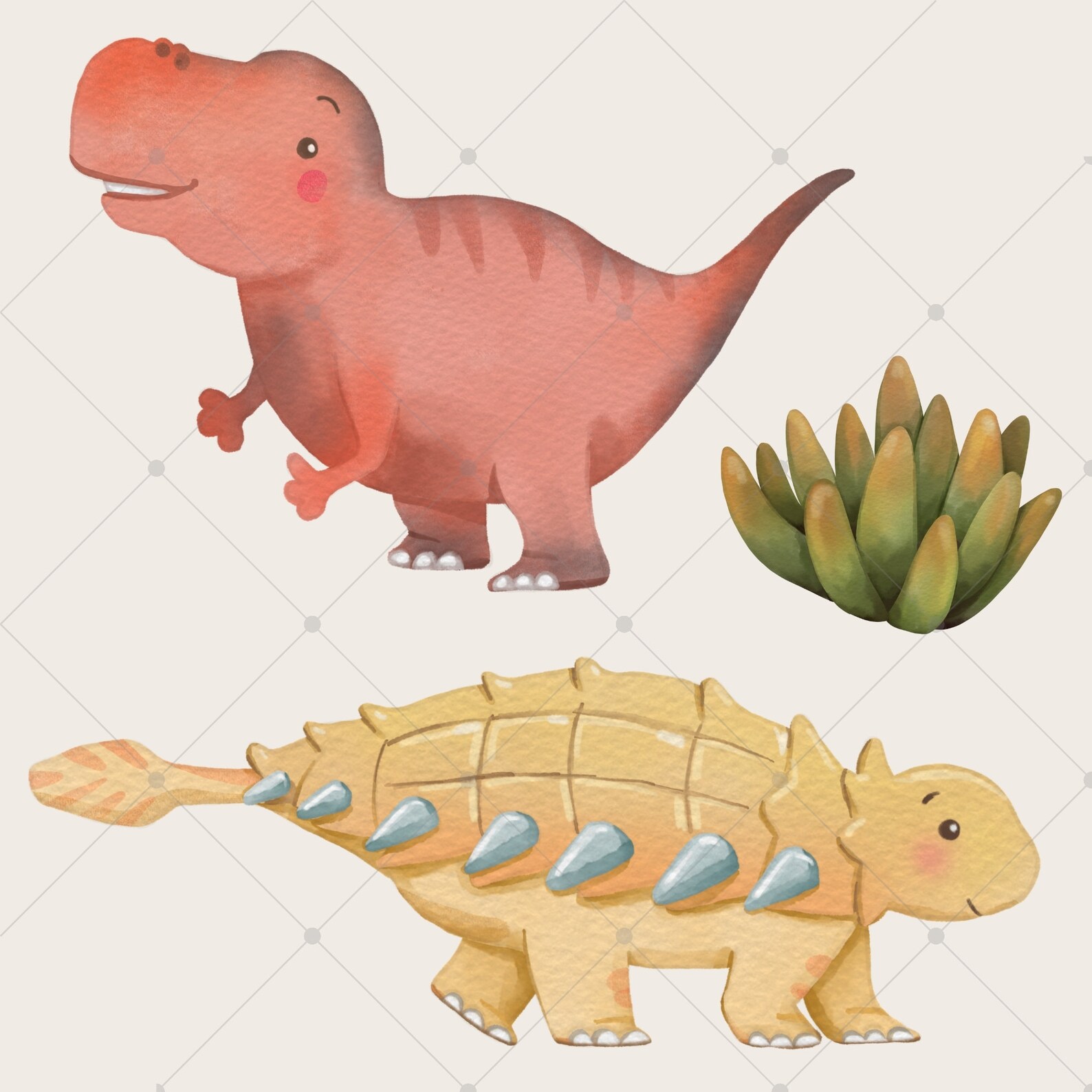 Watercolor Dinosaur Clipart, Watercolor Dinosaur Clipart PNG, Dinosaur ...
