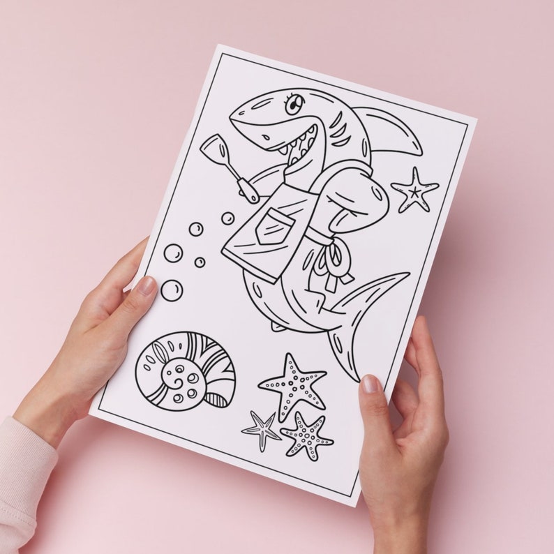 Shark Coloring Pages for Kids, Shark Games, Activity Pages for Kids ...