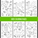 Cute Bird Coloring Pages for Kids, Bird Themed Party, Owl Coloring ...