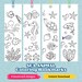 Ocean Themed Bookmarks for Kids, Animal Coloring Bookmarks, Printable ...