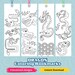 Dragon Coloring Bookmarks for Kids, Dragon Bookmarks, Printable ...