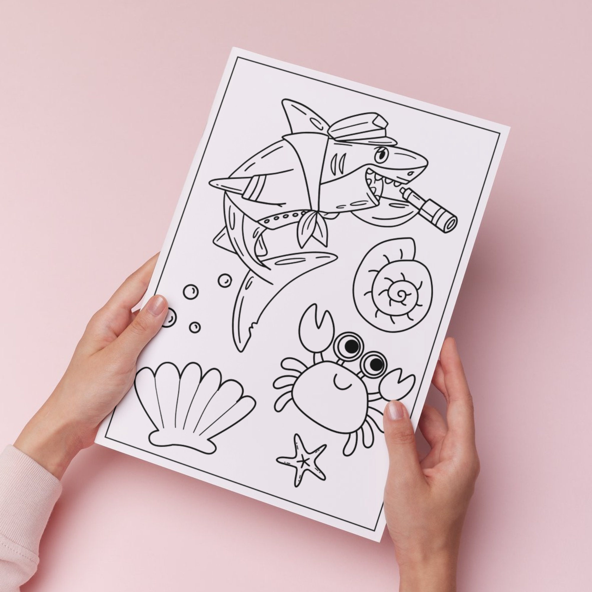 Shark Coloring Pages for Kids, Shark Games, Activity Pages for Kids ...