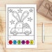 Easter Color by Number for Kids, Printable Color by Number Book, Color ...