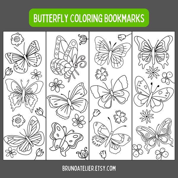 Butterfly Bookmark - Etsy