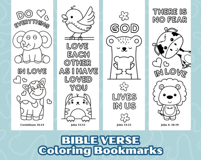 Friendship Proverbs Bible Coloring Bookmarks KJV Scripture Christian ...