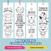 Bible Verse Coloring Bookmarks for Kids, Bible Bookmarks, Animal ...
