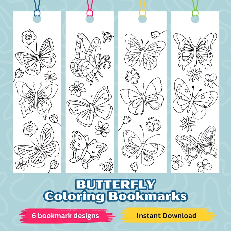 Butterfly Bookmark - Etsy